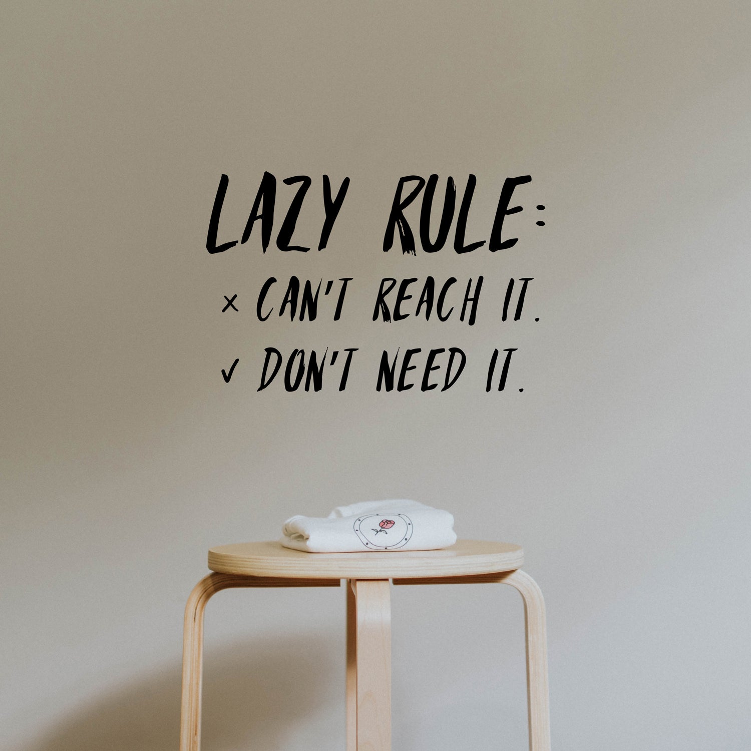 lazy rules